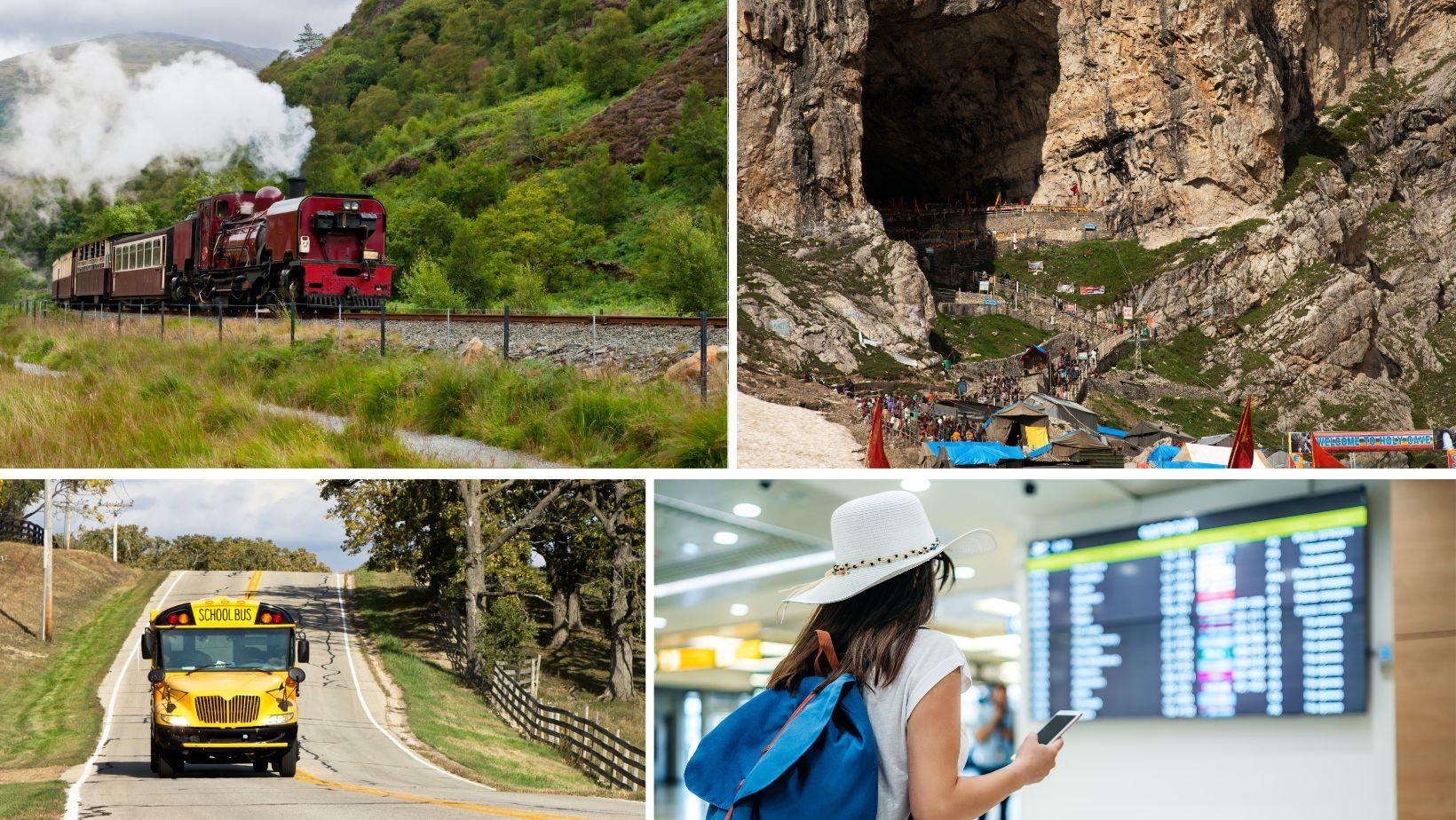 How to Reach Amarnath Cave by Road, Rail, or Air?
