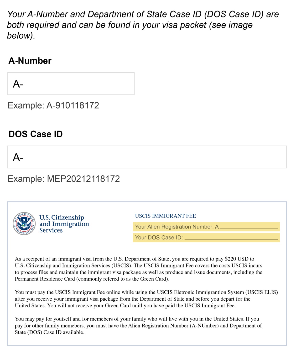 What is an Alien Registration Number - CityBit Travel