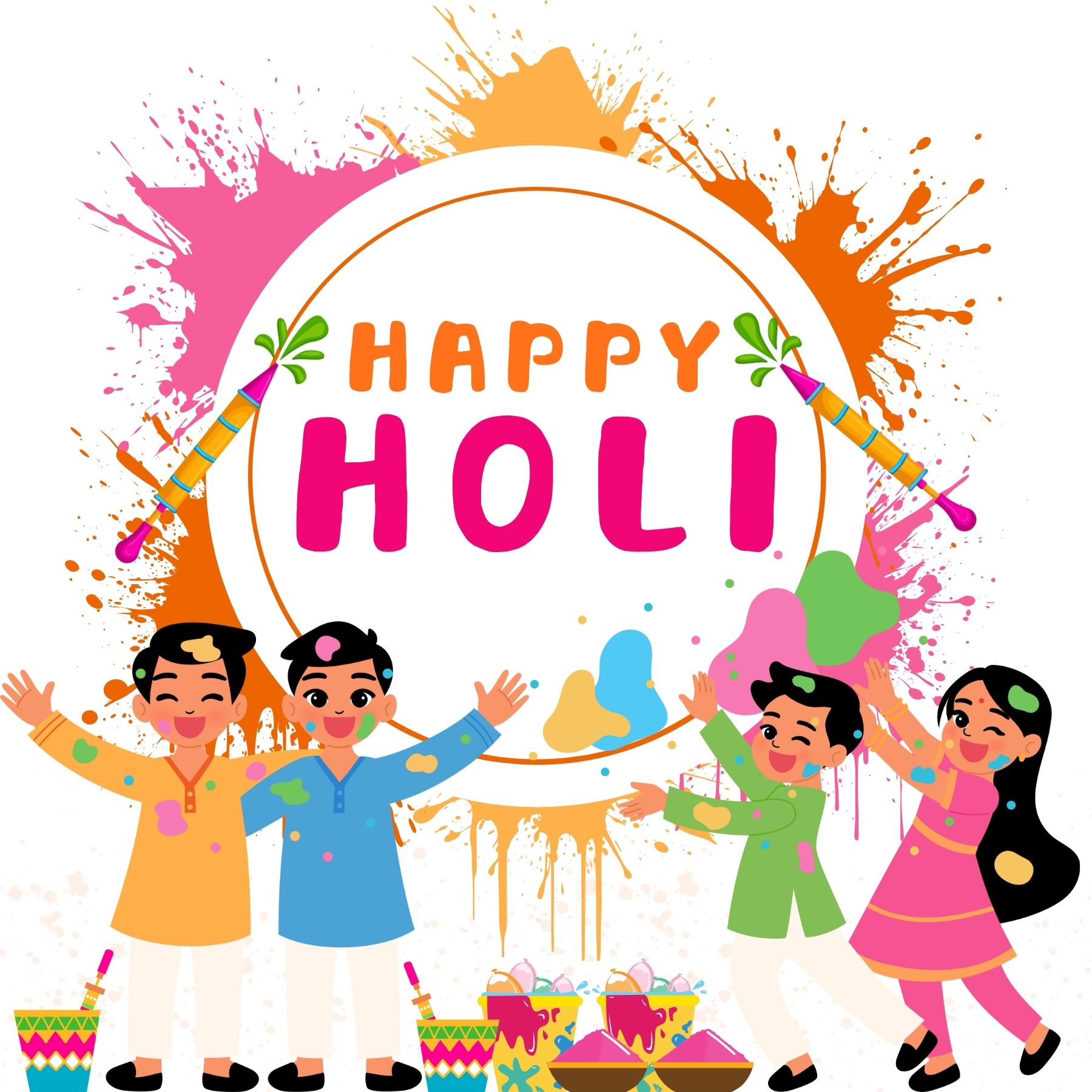 Happy Holi Images – Best & Beautiful Holi Pictures Download - CityBit ...